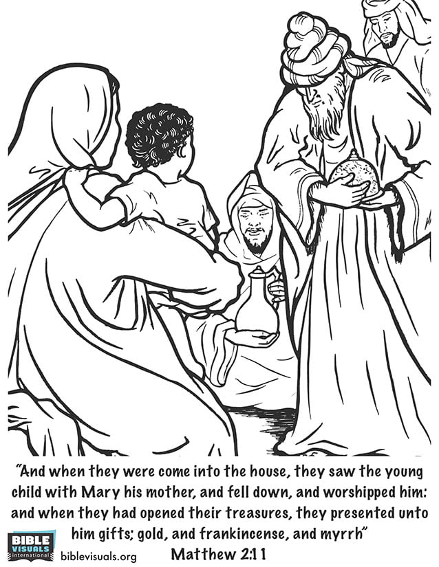 Book Of Matthew Coloring Pages