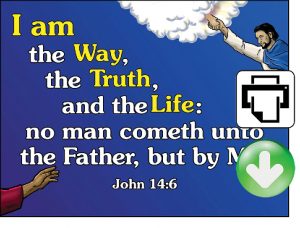 John 14:6 Memory Verse Download (Ready-to-Print PDF) - Bible Visuals ...