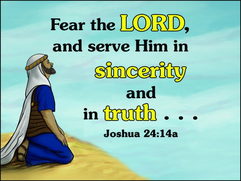 Joshua 24:14a Memory Verse Download (Ready-to-Print PDF) - Bible ...