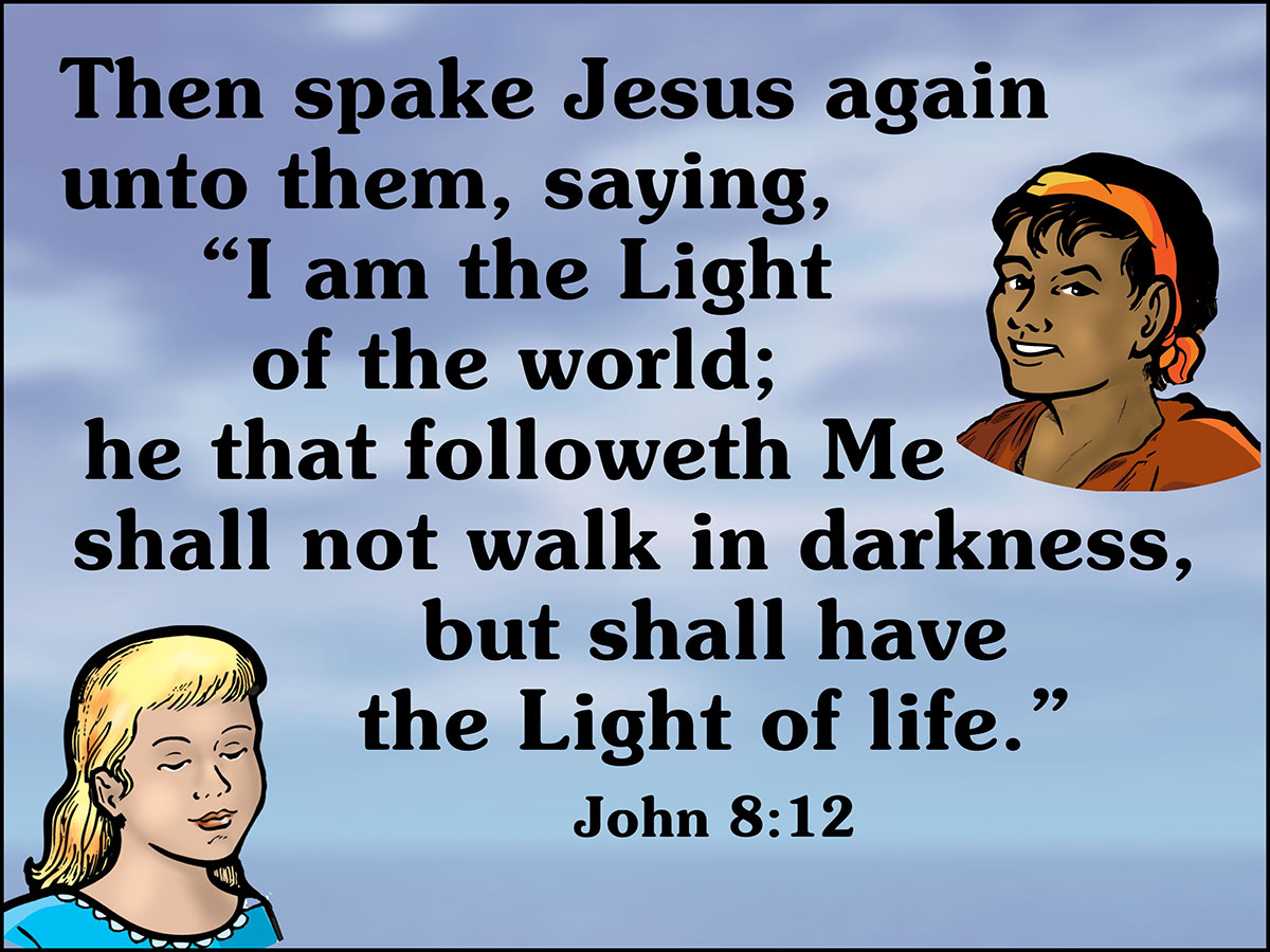 John 8:12 Memory Verse Download (Ready-to-Print PDF) - Bible Visuals ...