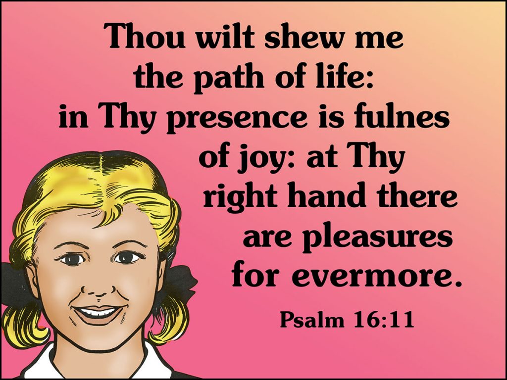 Psalms 16:11 Memory Verse Download (Ready-to-Print PDF) - Bible Visuals ...