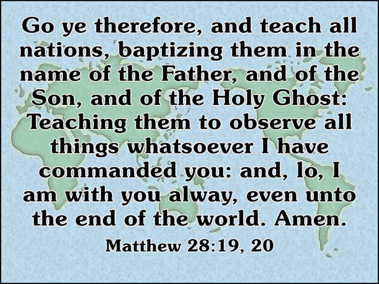 Matthew 28:19-20 Memory Verse Download (Ready-to-Print PDF) - Bible ...